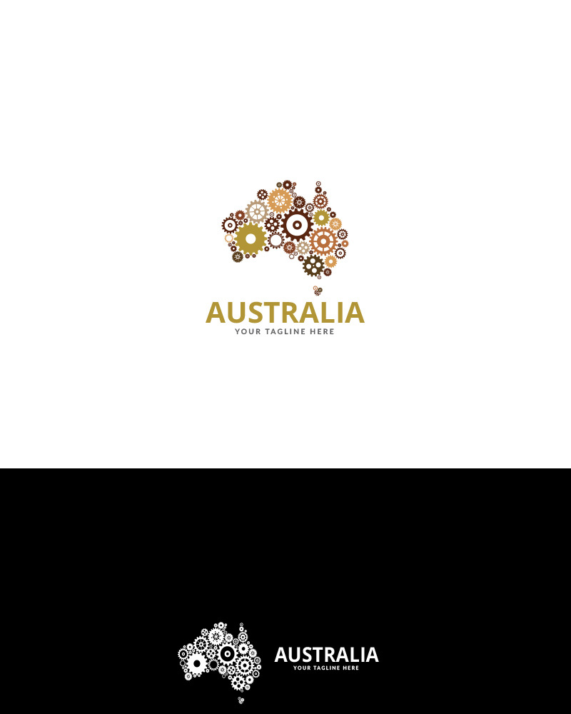 Australia Logo Template #70770 - TemplateMonster