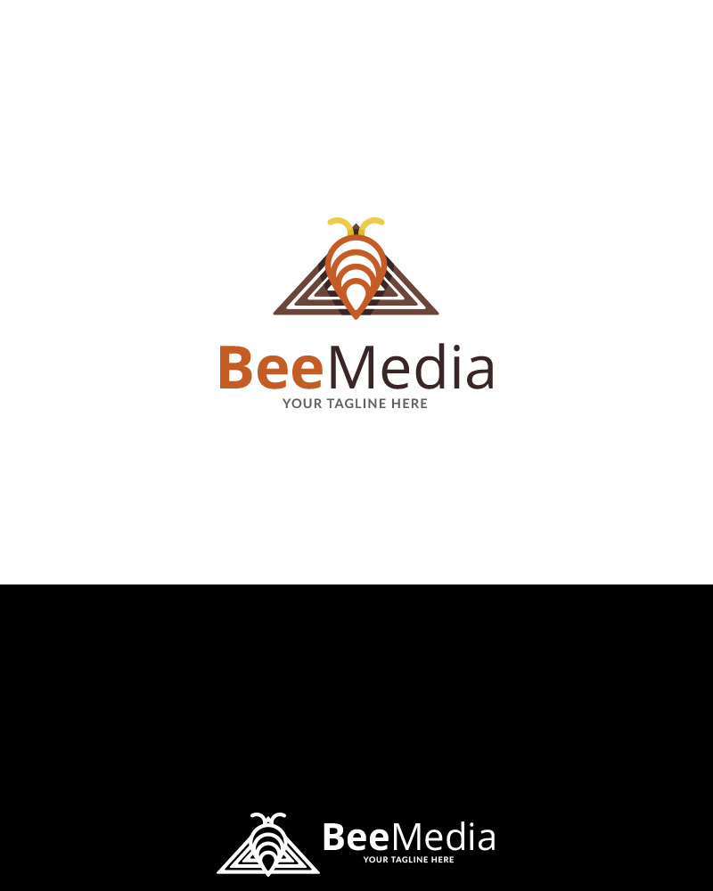 Creative Bee Brand Logo Template #70780 - TemplateMonster