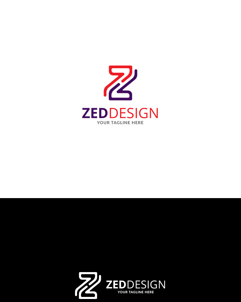 Zed Z Letter Design Logo Template #70769 - TemplateMonster