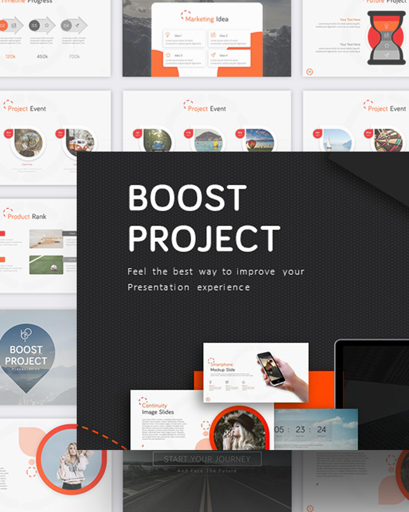 Boost Project Presentation PowerPoint template
