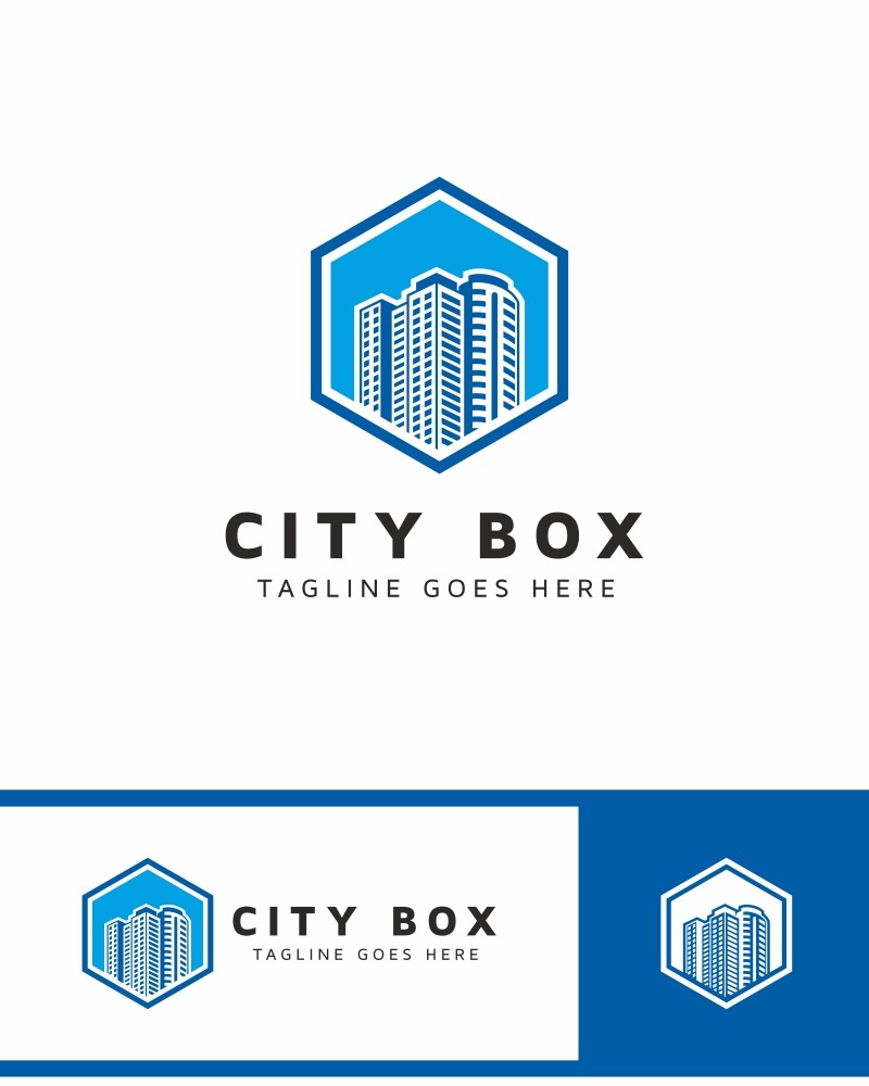 City Box Logo Template #71160 - TemplateMonster
