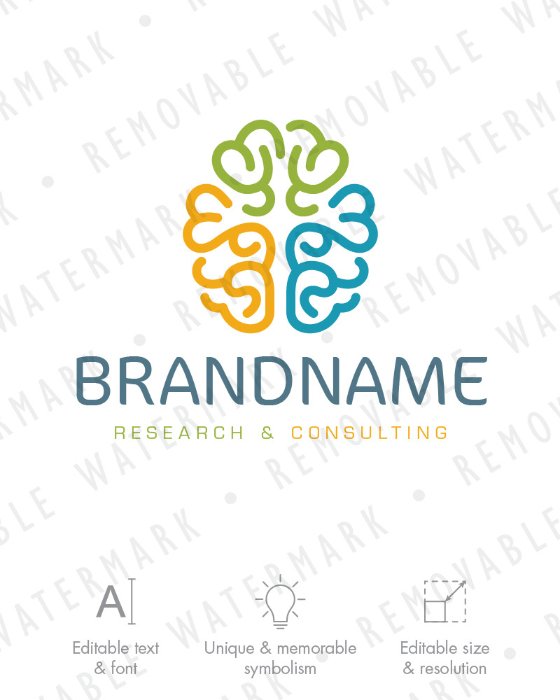 Collective Intellect Logo Template #71164 - TemplateMonster