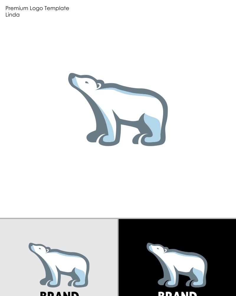 Eisbär Logo Vorlage #71274 - TemplateMonster