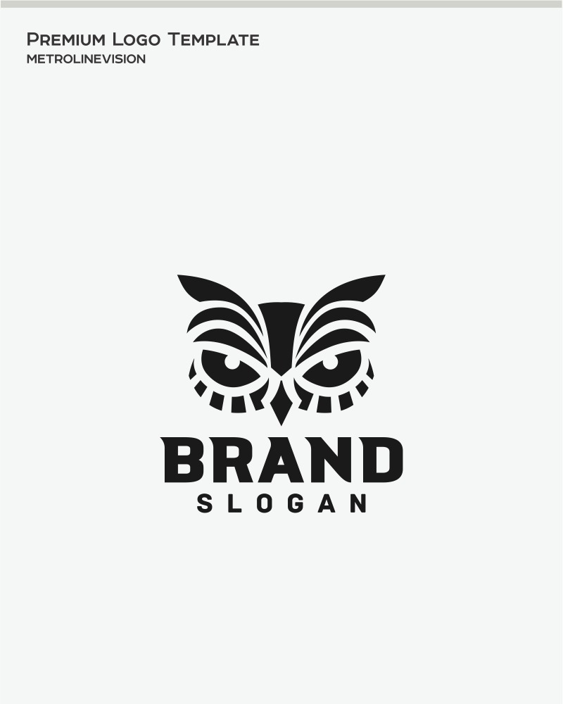 Modèle de logo de hibou #71297 - TemplateMonster