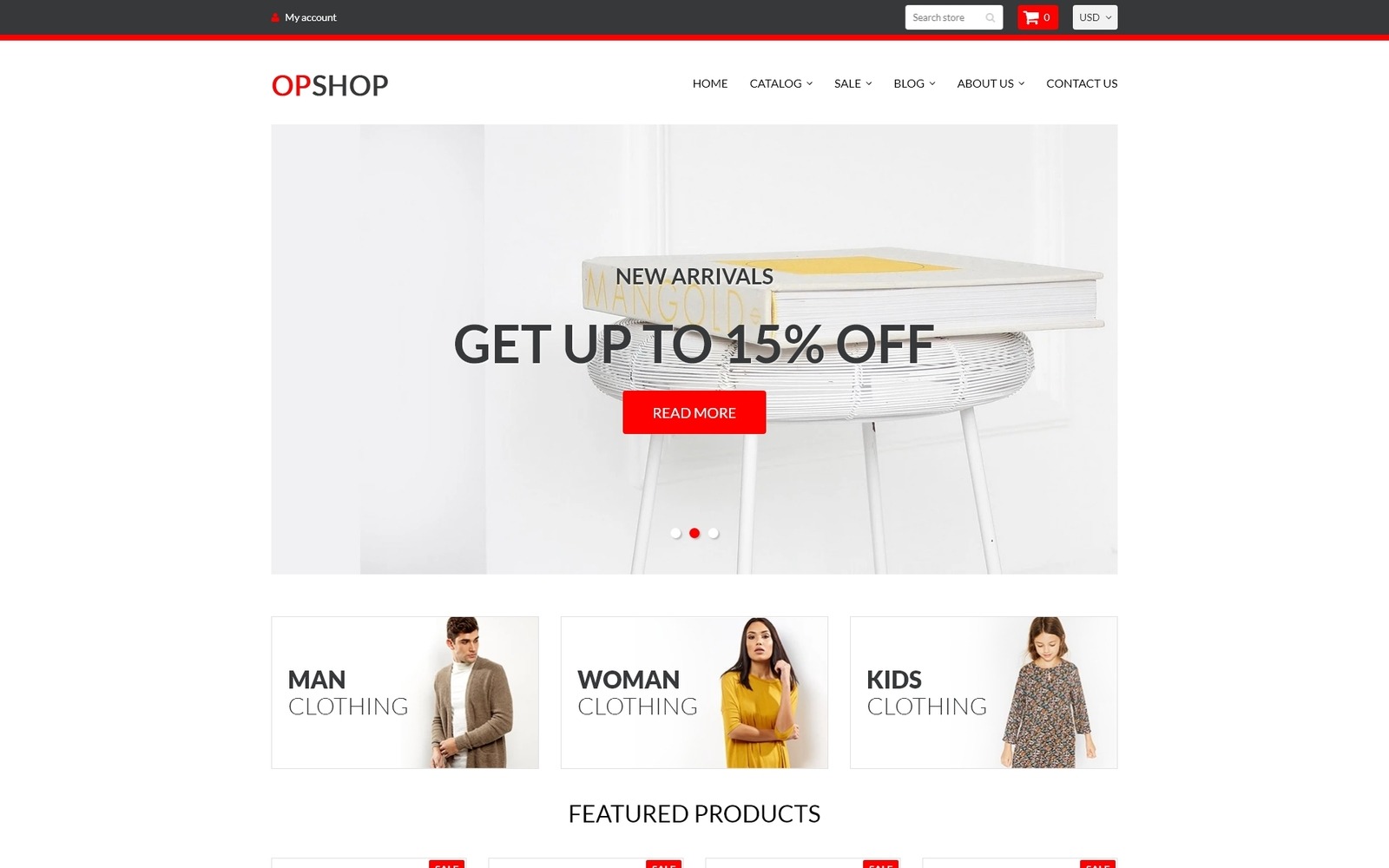 OpShop - Wholesale Store Shopify Theme - TemplateMonster