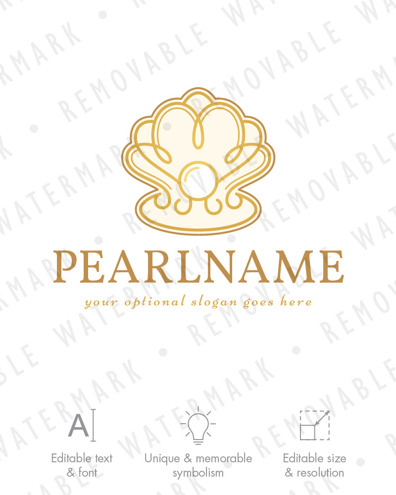 Pearl Shell Logo Template #71213 - TemplateMonster