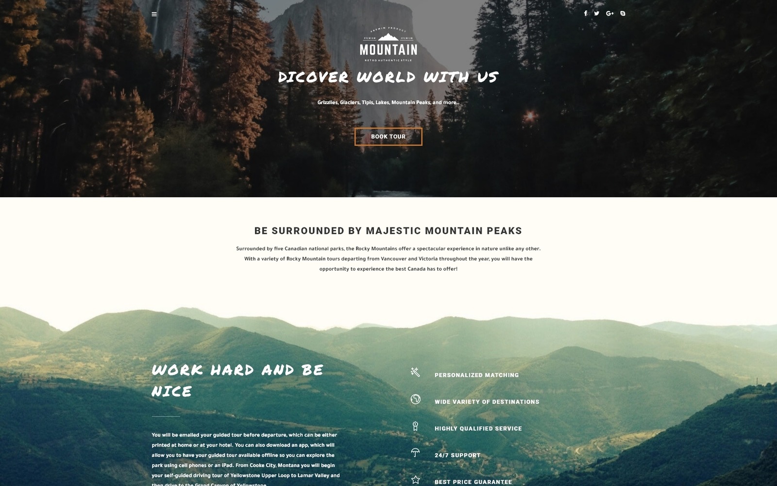 Mountain Tours Joomla Template #71306 - TemplateMonster
