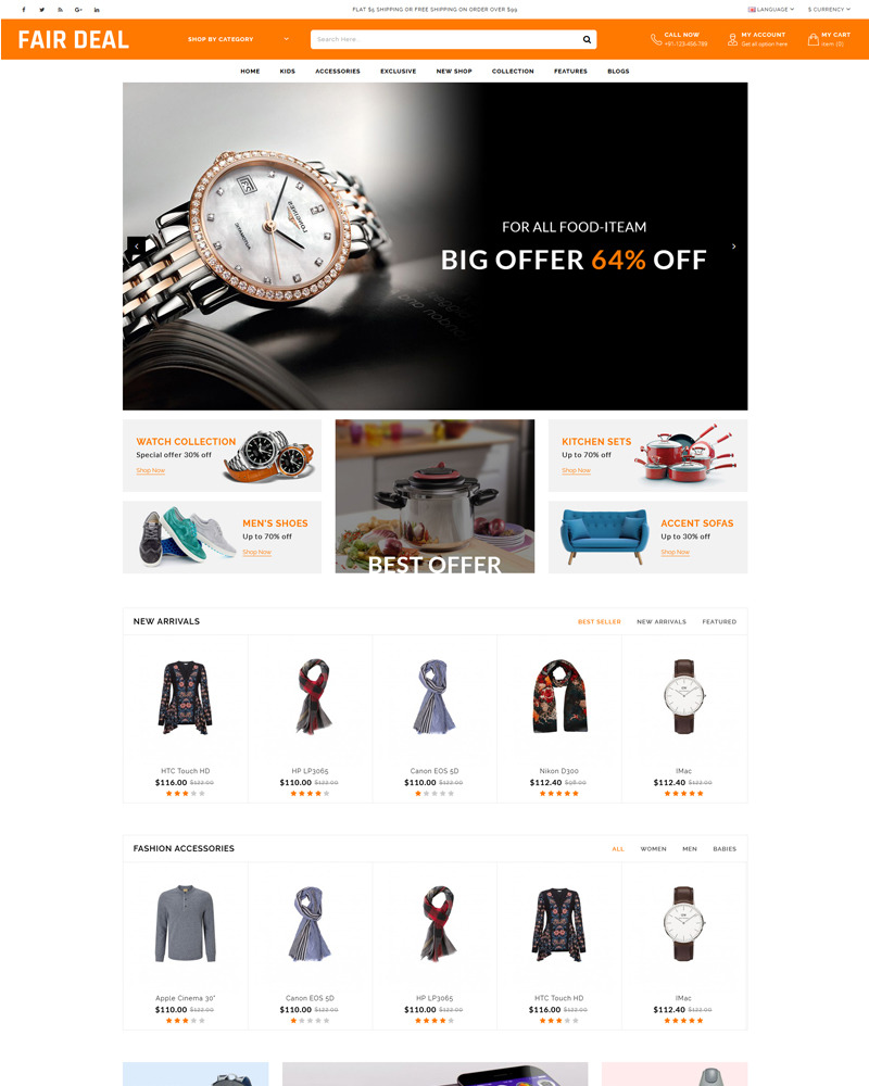 Fairdeal OpenCart Template #71481 - TemplateMonster