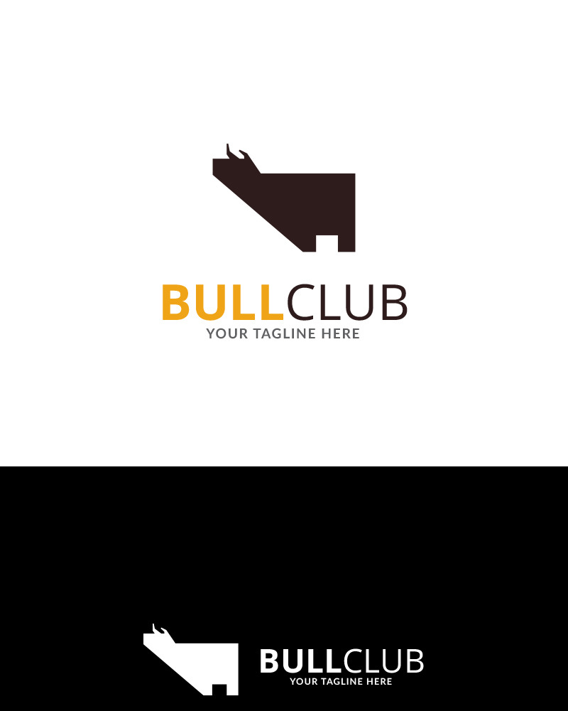 Bull Club Logo Template #71549 - TemplateMonster