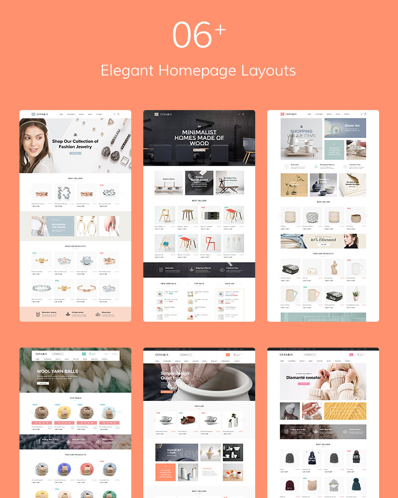 Ceramix Shopify Theme #71651 - TemplateMonster