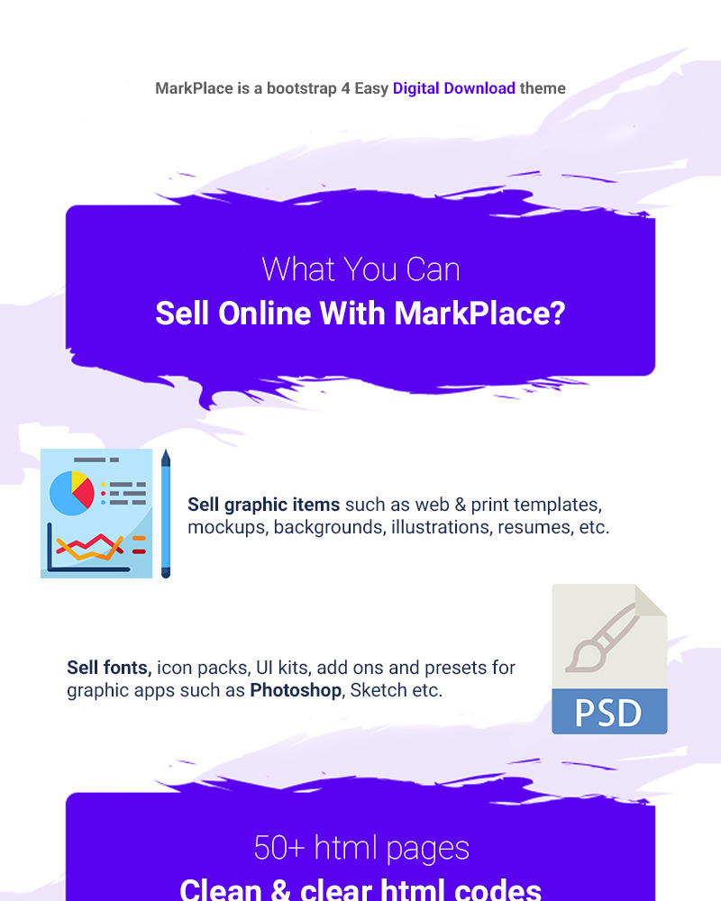 MarkPlace - Bootstrap 4 Digital Marketplace Website Template