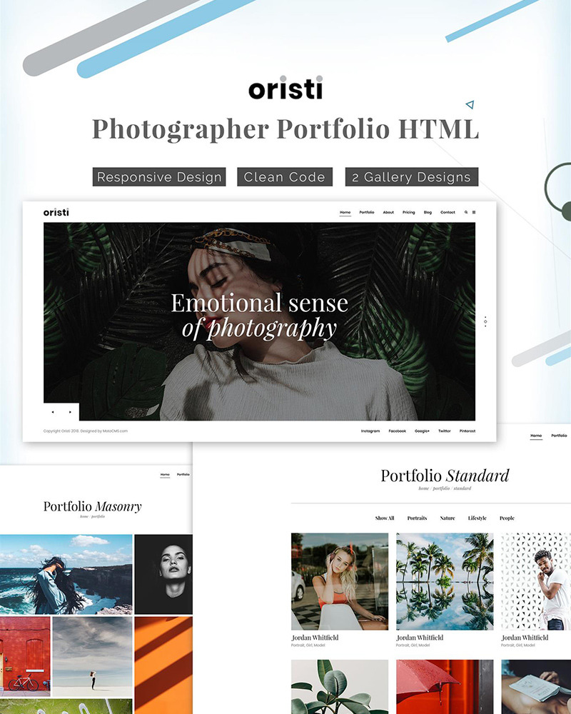 Oristi Photography HTML Website Template - TemplateMonster