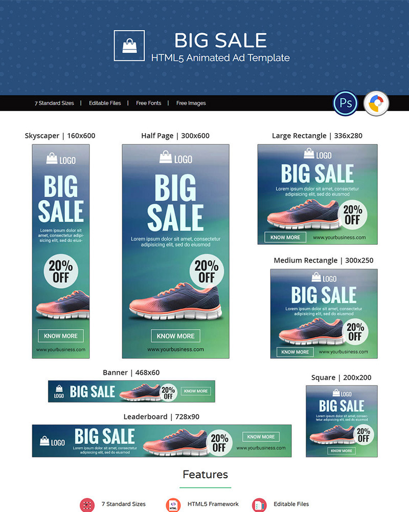 Shopping & E-commerce | Big Sale Animated Banner