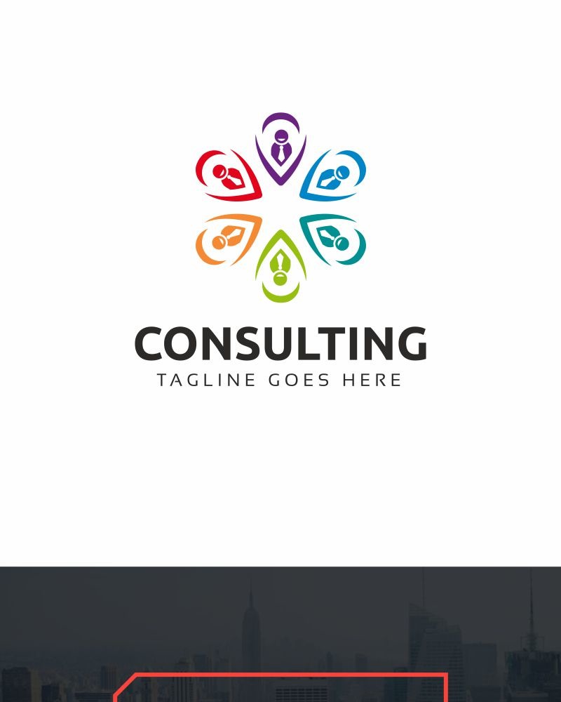 Consulting Logo Template #71836 - TemplateMonster