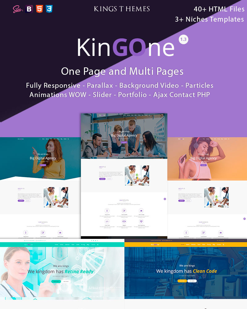 KingOne Landing Page Template #71871 - TemplateMonster KingOne Landing Page Template #71871 - TemplateMonster