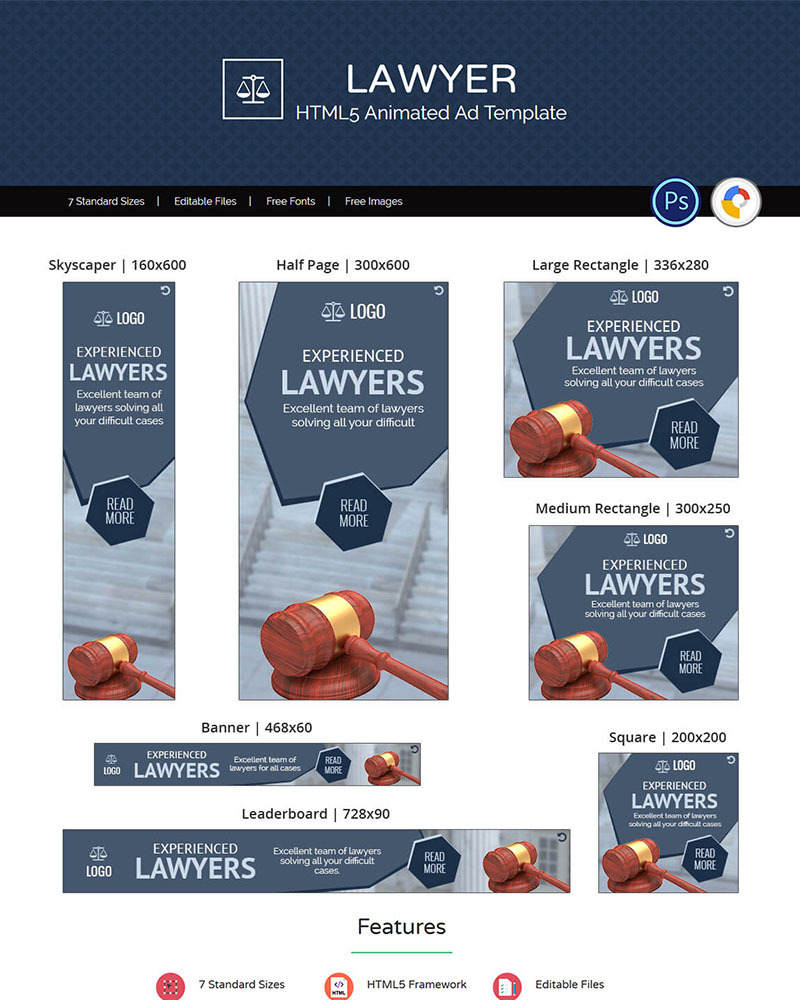 Professional Services | Lawyer Animated Banner