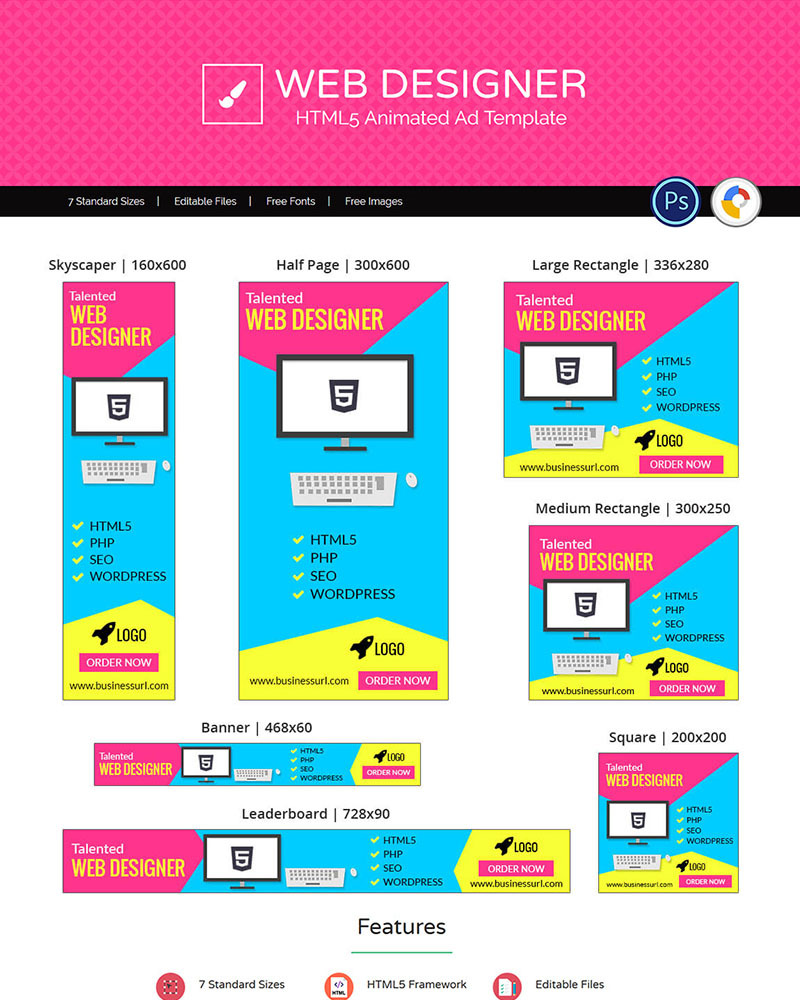 Professional Services | Web Design Ad Animated Banner