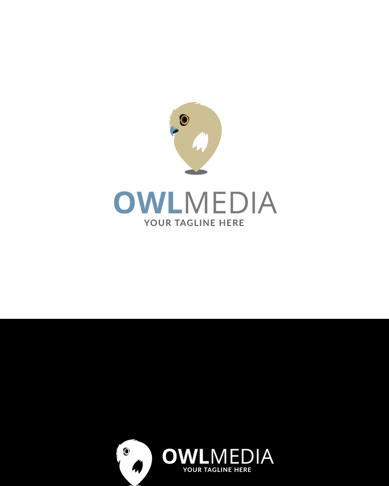 Owl Brand Logo Template #72061 - TemplateMonster