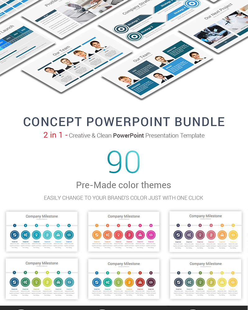 Plantilla de PowerPoint - concepto de powerpoint