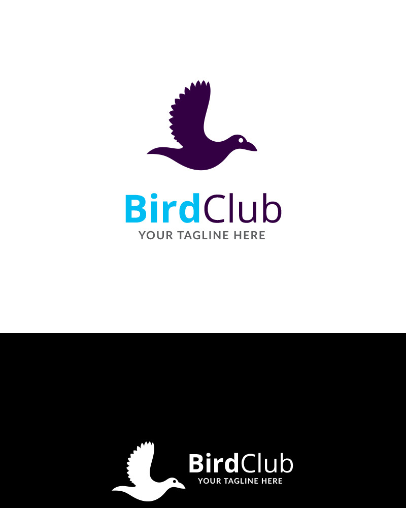 Bird Club Logo Template #72132 - TemplateMonster