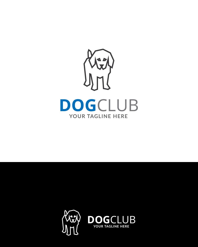 Dog Club Logo Template #72125 - TemplateMonster