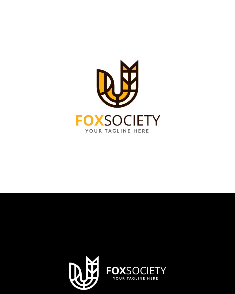 Fox Society Logo Template #72121 - TemplateMonster