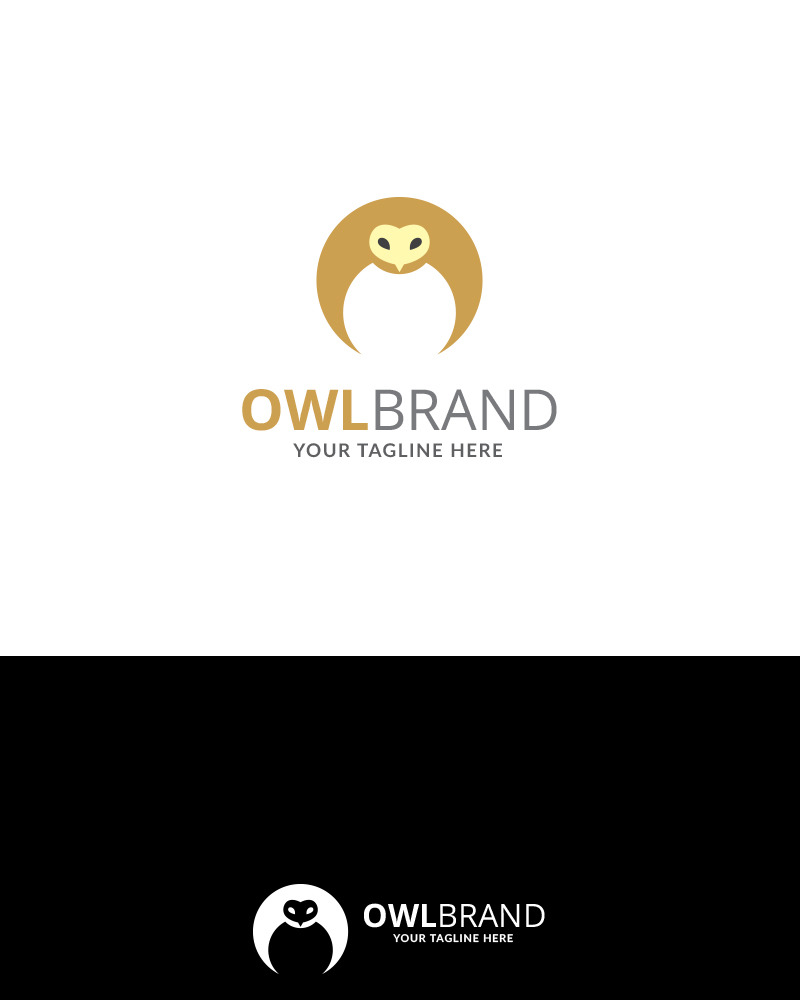 Owl Brand Logo Template #72151 - TemplateMonster