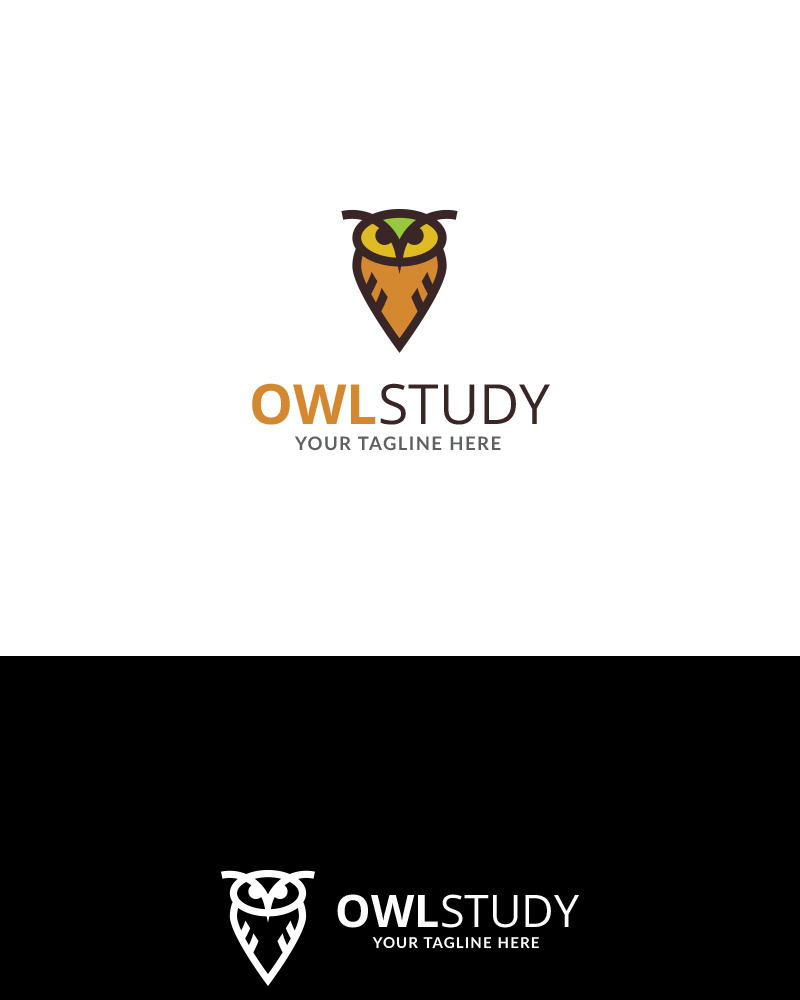 Owl Study Design Logo Template #72150 - TemplateMonster