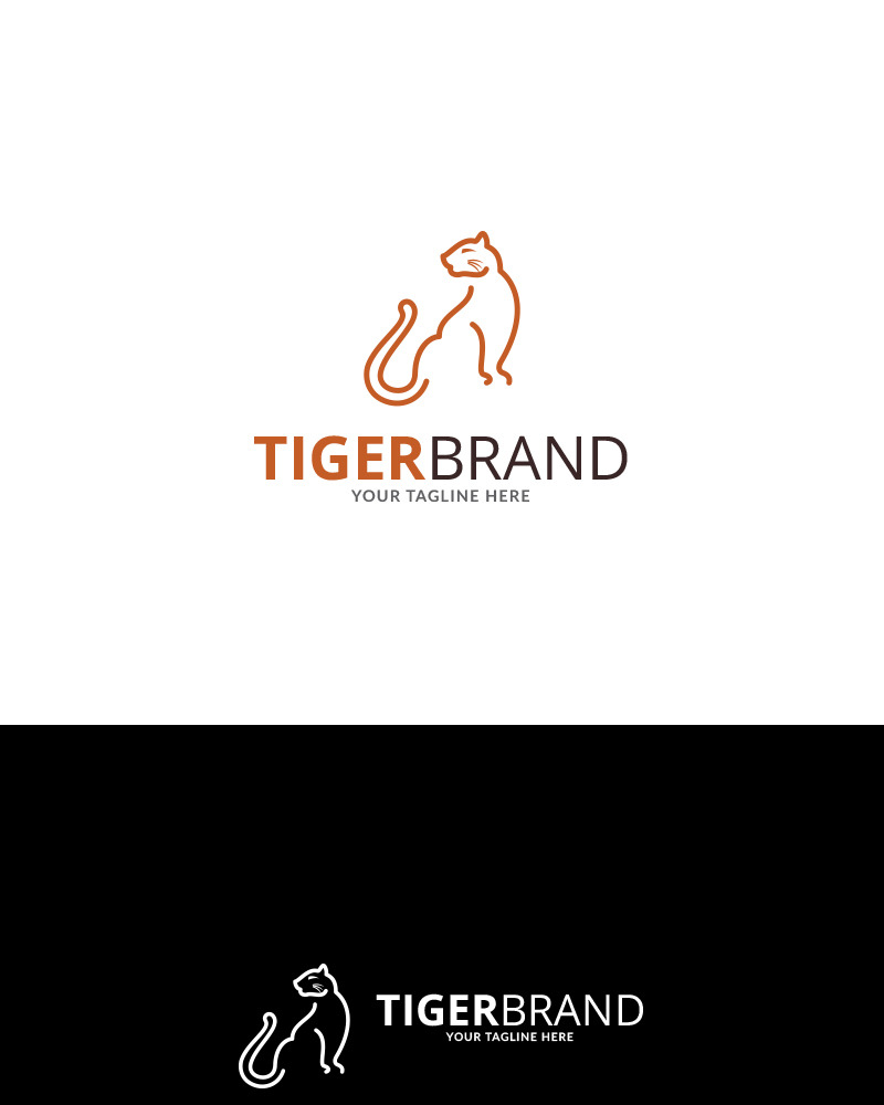 Tiger Brand Logo Template #72105 - TemplateMonster