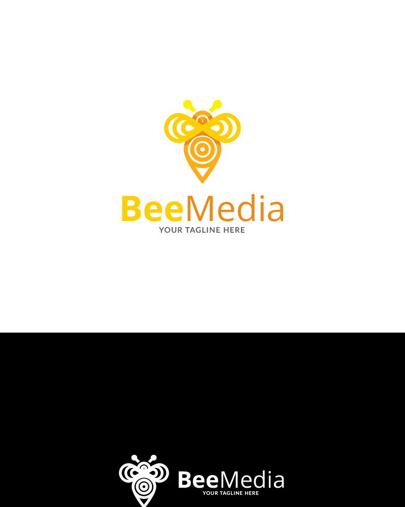 Bee Brand Design Logo Template #73301 - TemplateMonster