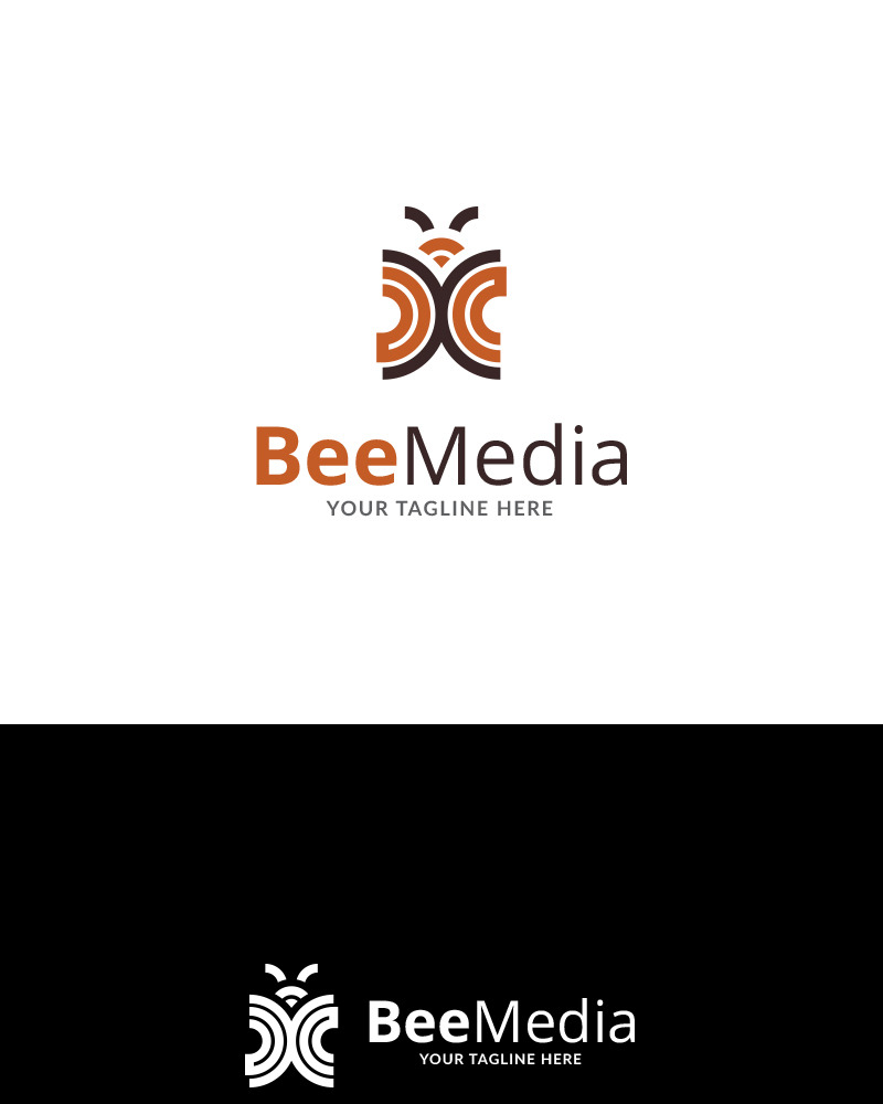 Bee New Brand Logo Template #73372 - TemplateMonster