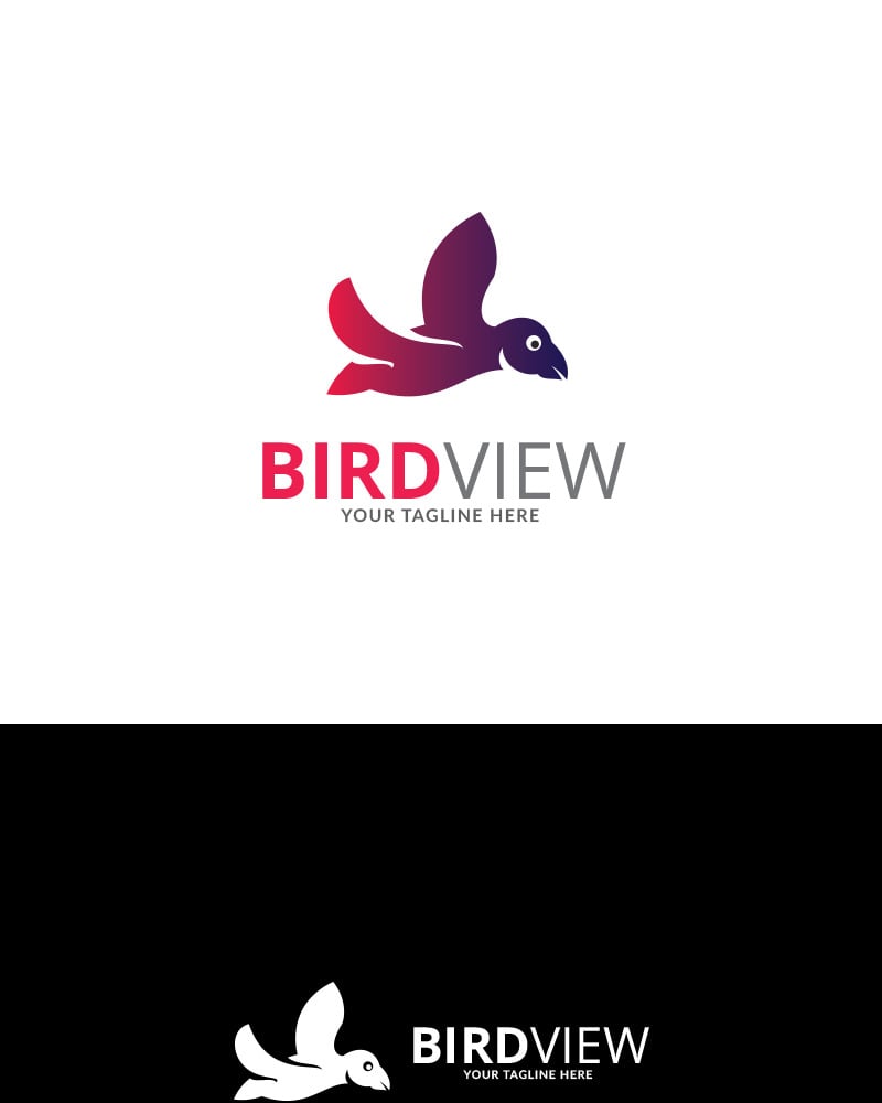 Bird View Brand Logo Template #73368 - TemplateMonster