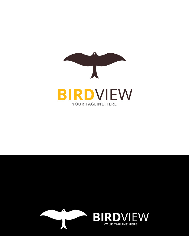 Bird View Logo Template #73323 - TemplateMonster