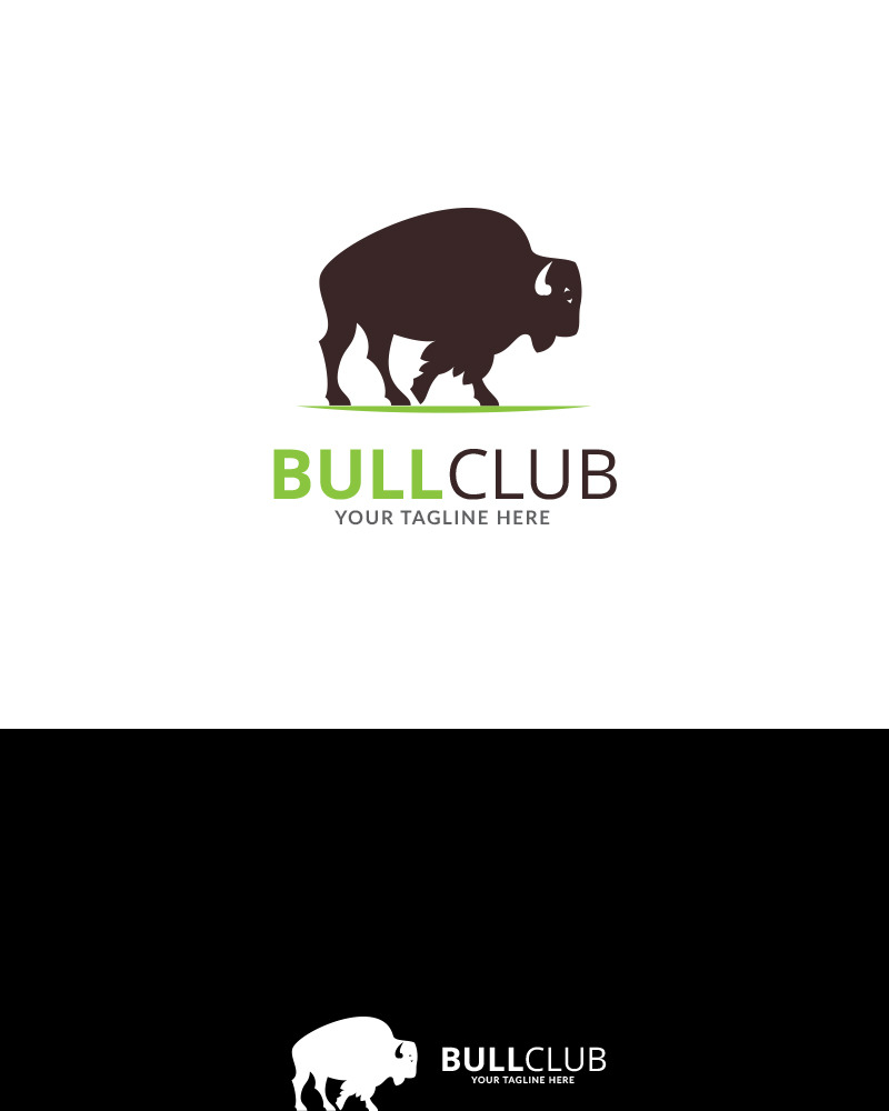 Bull Club Brand Logo Template #73367 - TemplateMonster