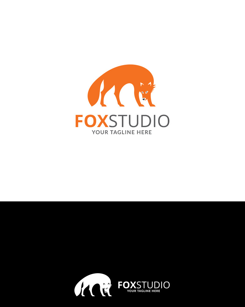 Fox Studio Design Logo Template #73385 - TemplateMonster