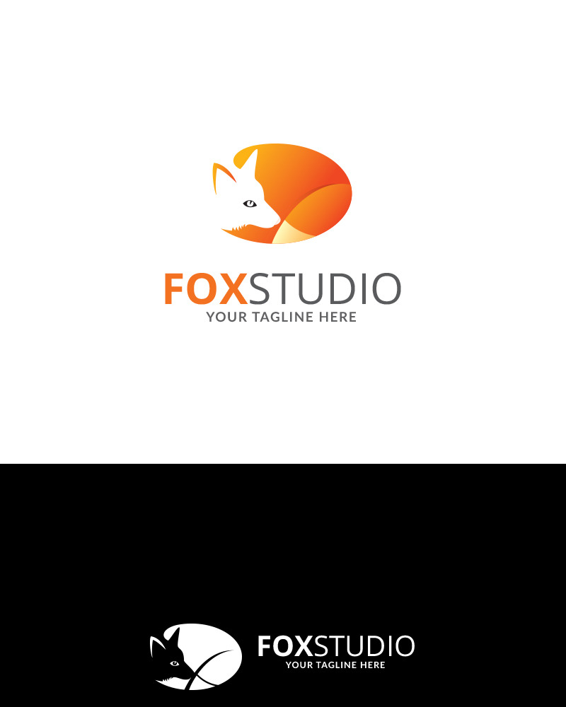 Fox Studio Logo Template #73384 - TemplateMonster