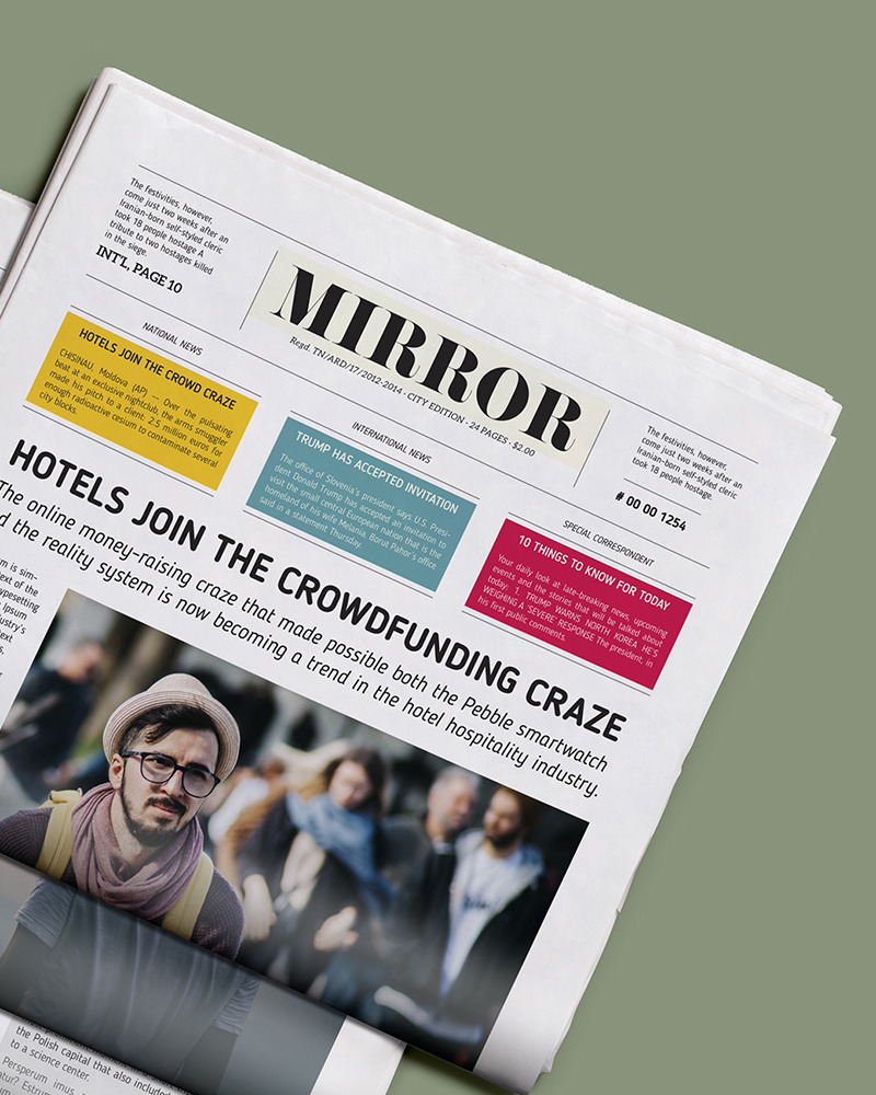Mirror NewsPaper - Corporate Identity Template