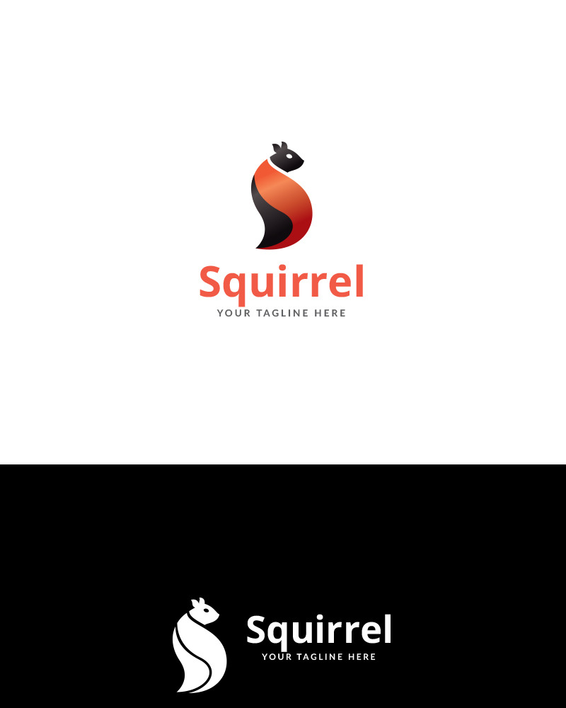 Squirrel Brand Logo Template #73304 - TemplateMonster