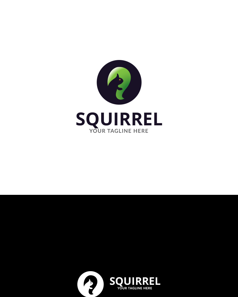 Squirrel Circle Logo Template #73399 - TemplateMonster