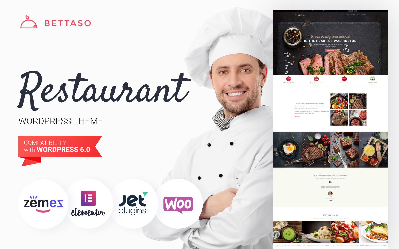 Foodcom - Restaurant WordPress Elementor Theme