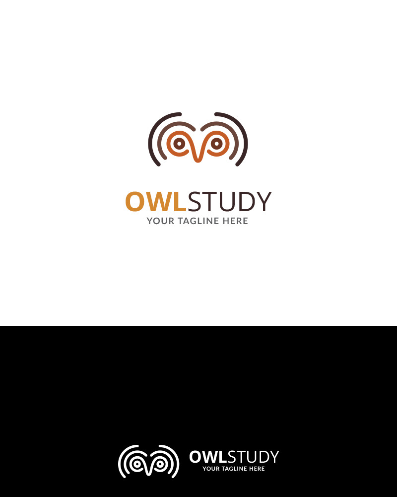 Owl Study Group Logo Template #73408 - TemplateMonster