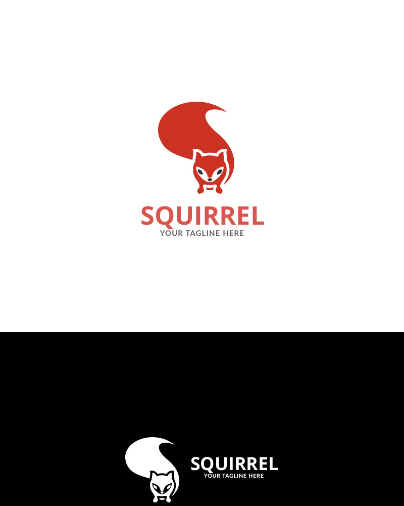 Squirrel Brand Logo Template #73405 - TemplateMonster
