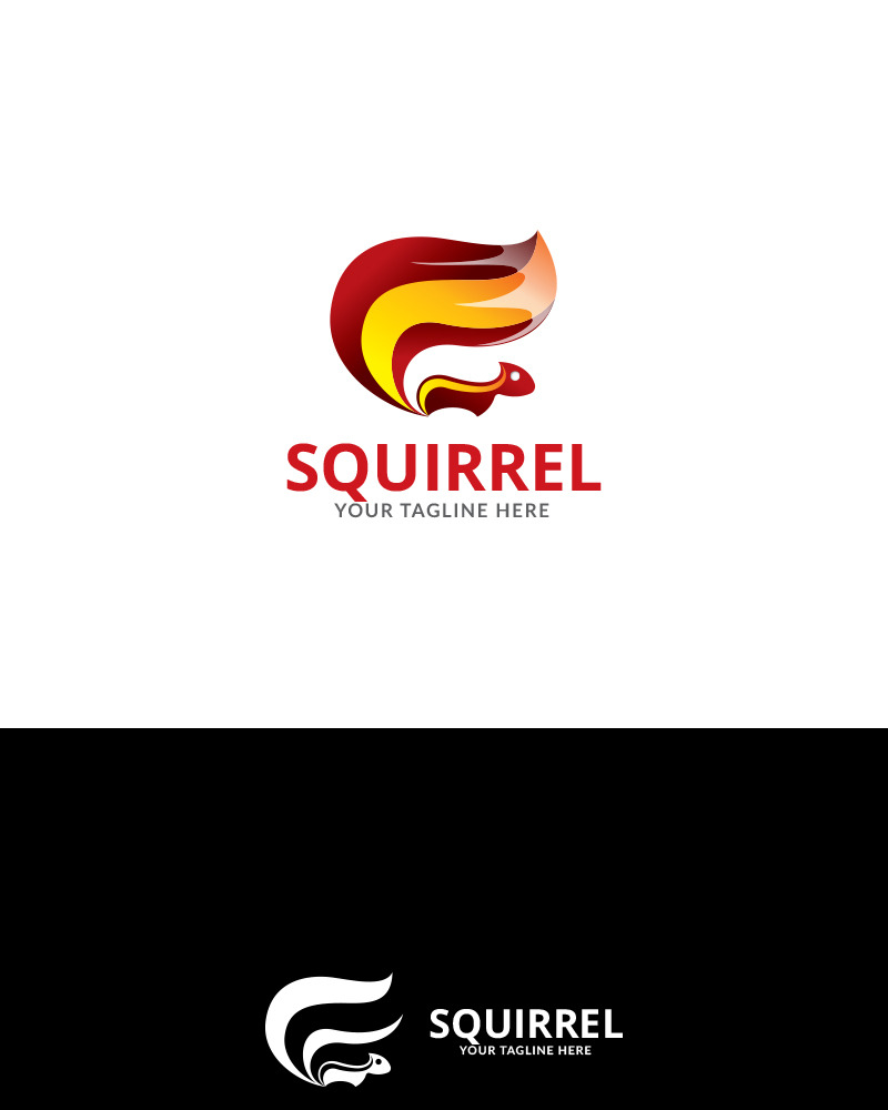 Squirrel Web Logo Template #73402 - TemplateMonster
