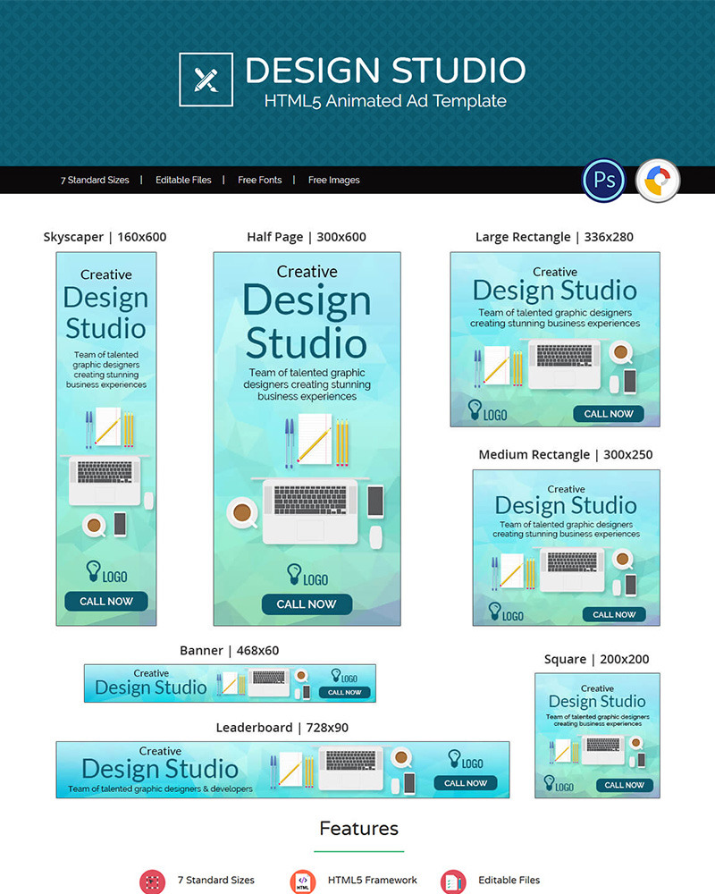 Professional Services | Design Studio Ad Animated Banner