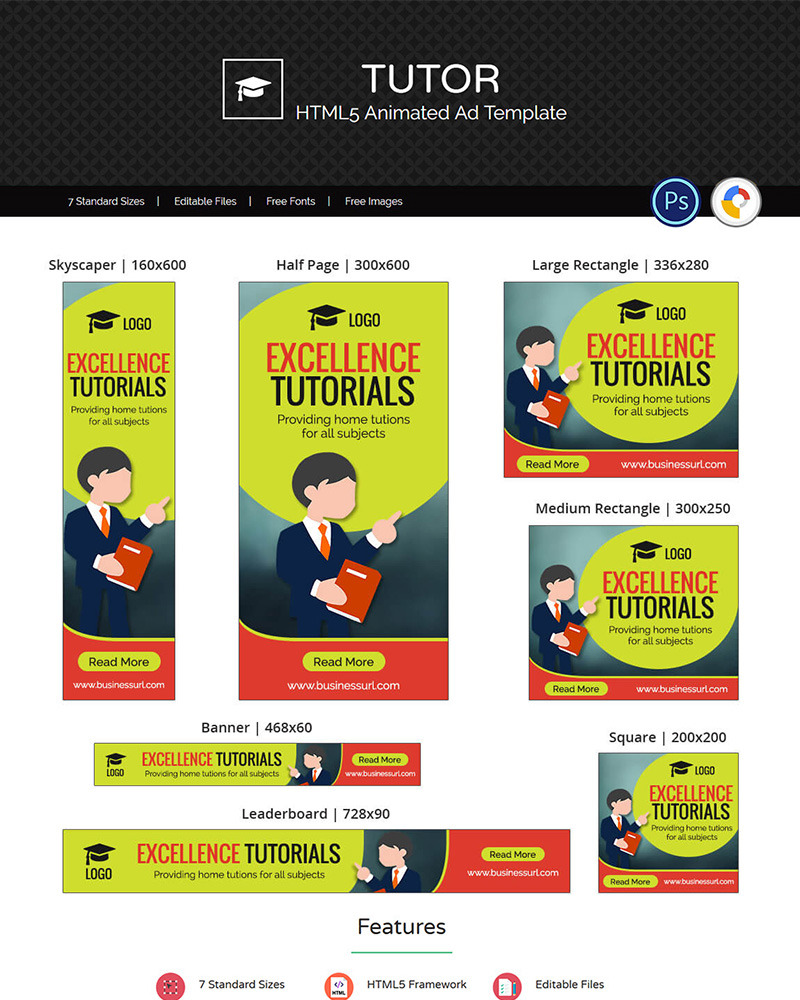 Professional Services | Tu Animated Banner - TemplateMonster
