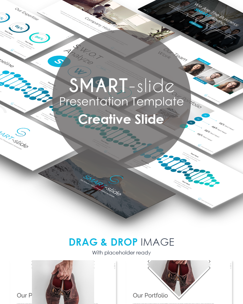 SMART-slide PowerPoint template #73561 - TemplateMonster