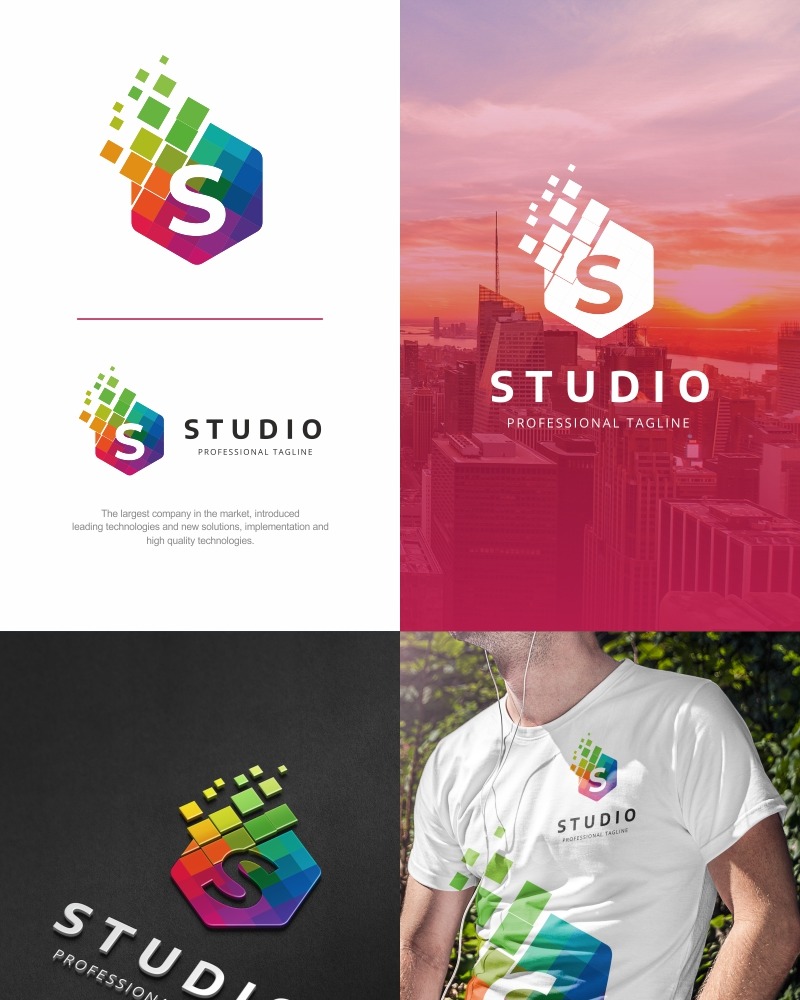 Studio S Letter Logo Template #73523 - TemplateMonster