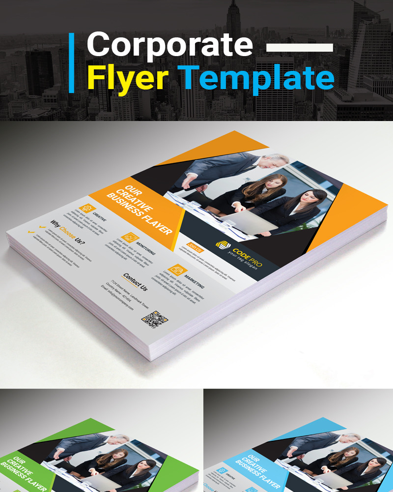 Poster Business and Service Flyer Design - Corporate Identity Template