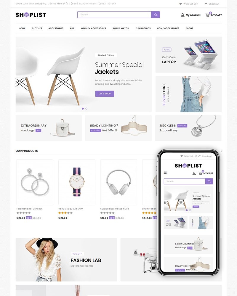 Shoplist - Mega Store OpenCart Template - TemplateMonster