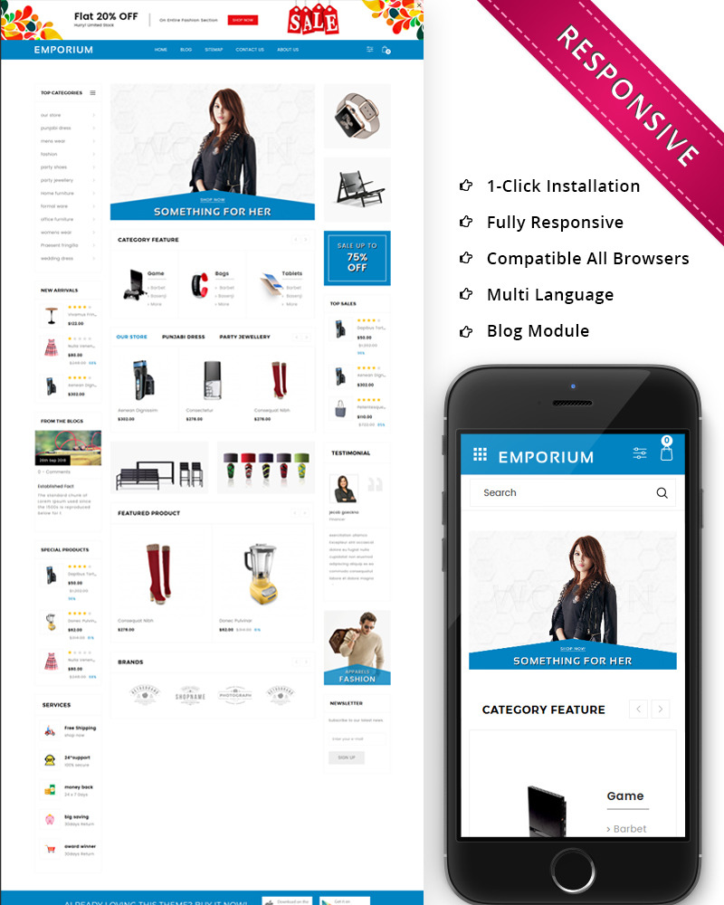 Emporium - Mega Store Responsive OpenCart Template